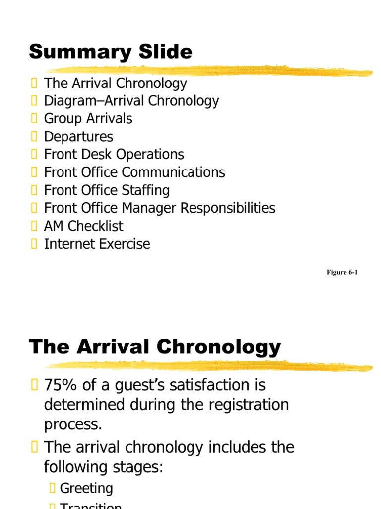 Front Office Arrival Process Overview | PDF | Service Industries | Business