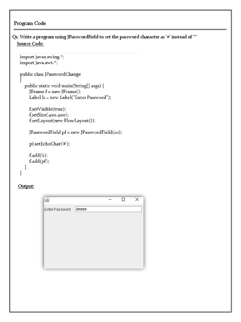 Advanced Java Practical 12 | PDF