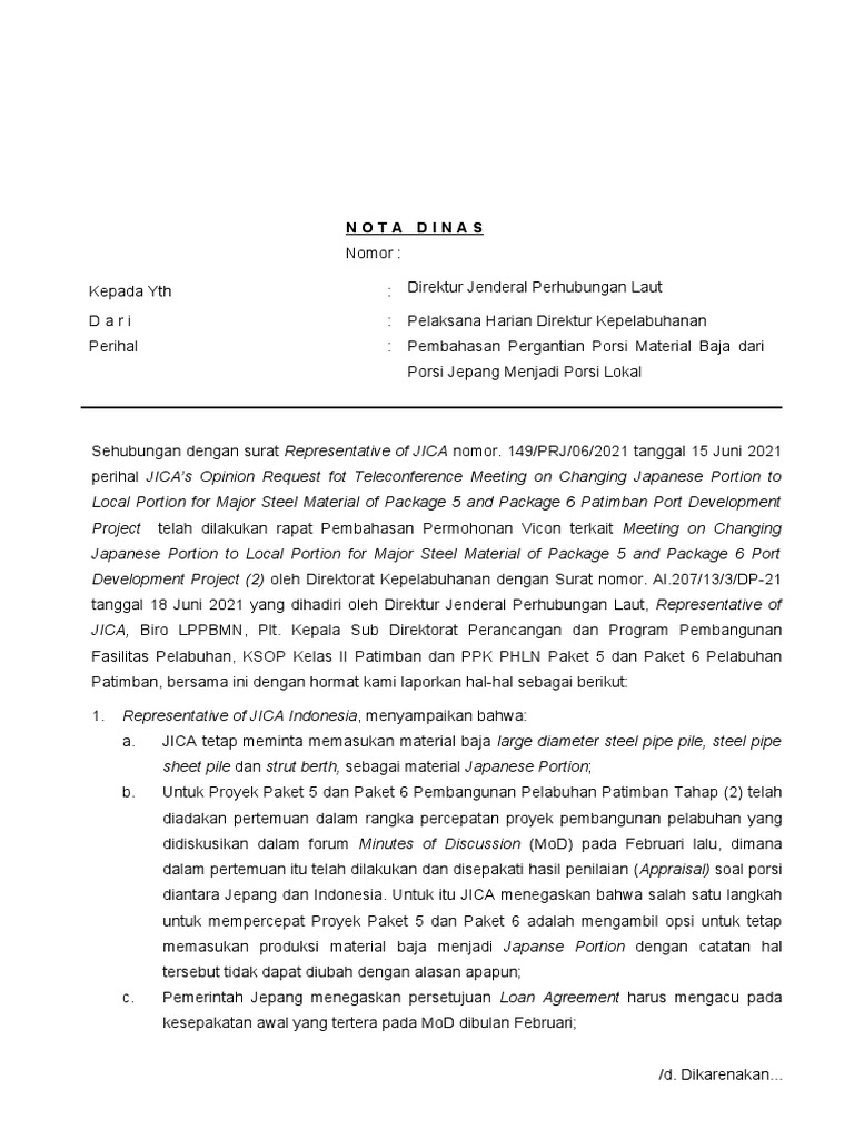 Pembahasan Pergantian Porsi Material Baja dari Porsi Jepang Menjadi ...