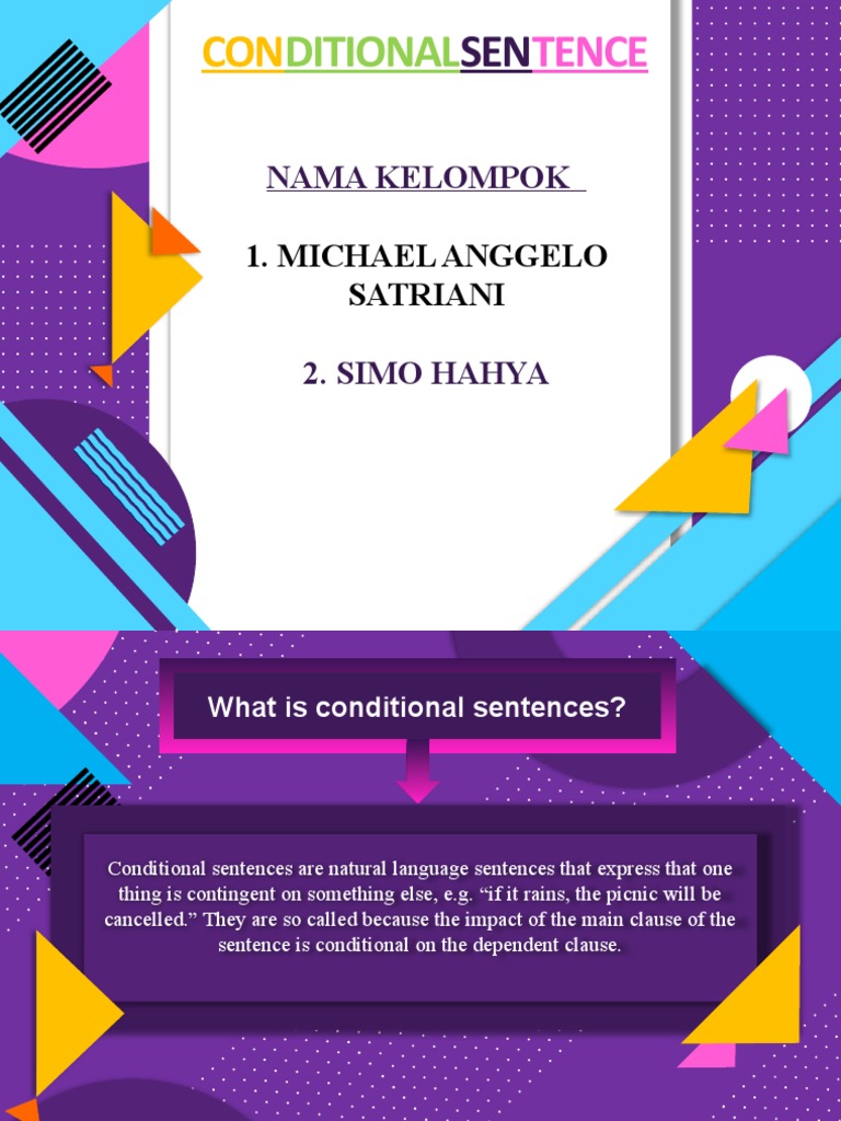 Conditional Sentence | PDF | Human Communication | Languages