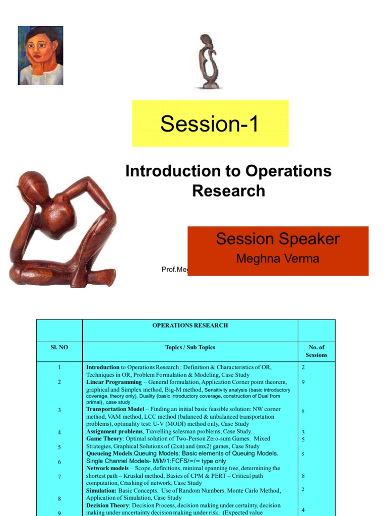 Operation Research Introduction | PDF | Operations Research | Mathematical Optimization
