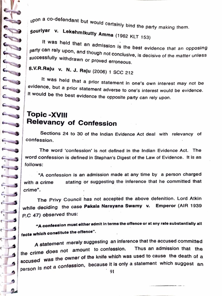 Confession | Download Free PDF | Confession (Law) | Judiciaries