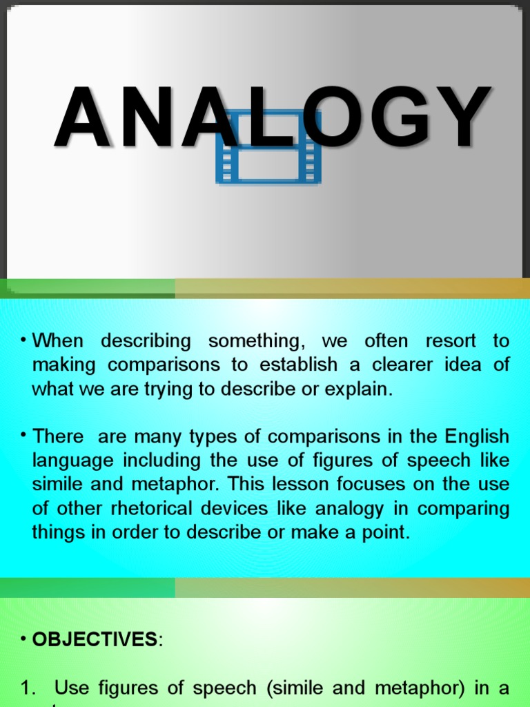 Understanding Analogies, Similes and Metaphors | PDF