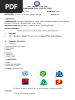 SEMI - Detailed Lesson Plan UCSP | PDF | Teachers | Banks