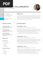 Black White Minimalist CV Resume | PDF | Design