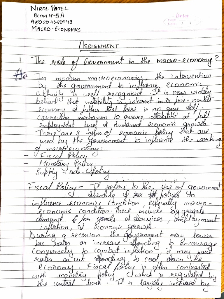 Macroeconomics Assignment | PDF