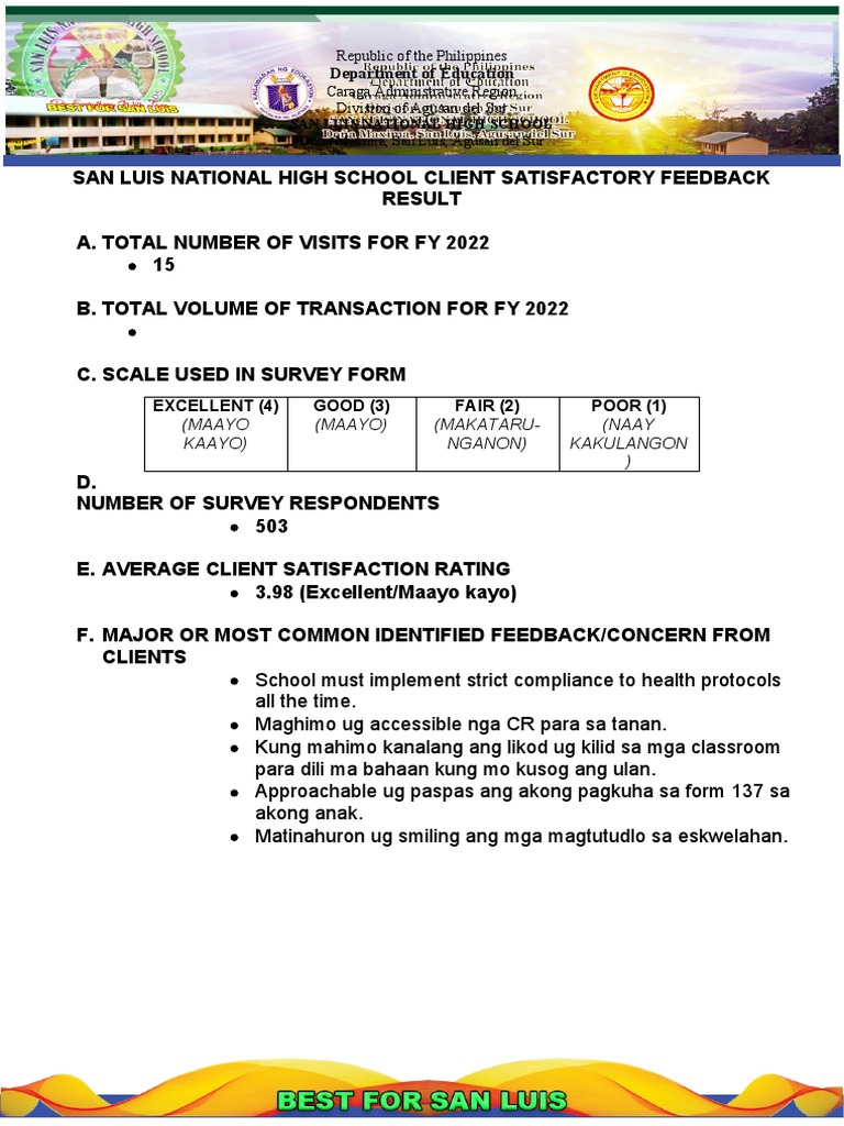 Clients Feedback Pdf