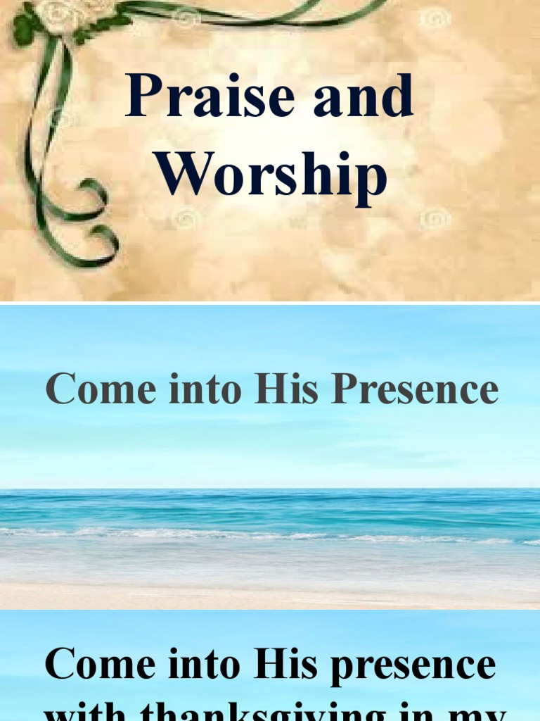 KIS Praise and Worship | PDF | Glory (Religion) | Lamb Of God
