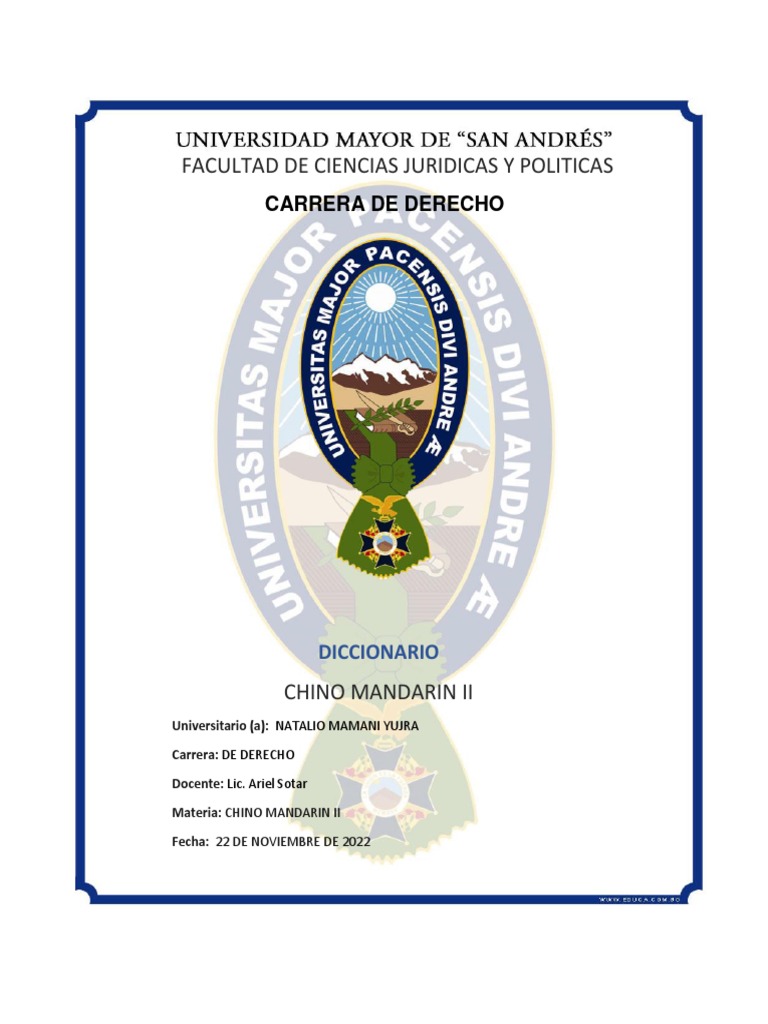 Diccionario Chino Mandarin II | PDF
