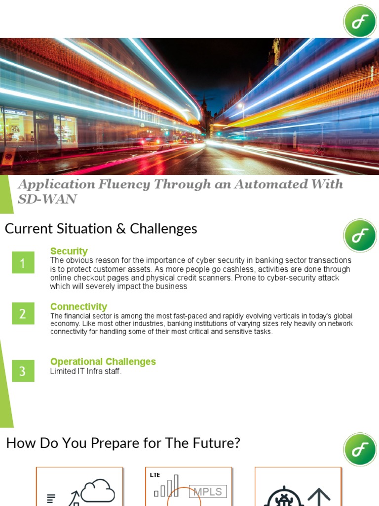 Application Fluency Through Automated SD-WAN Monitoring | PDF