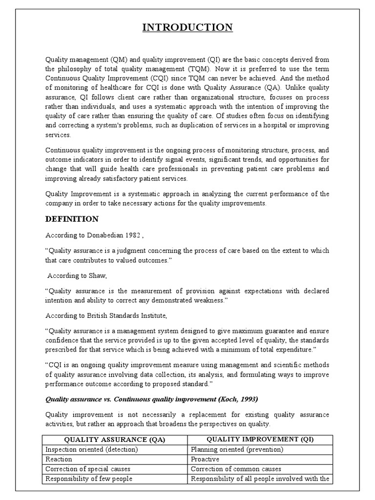 Quality Management | Download Free PDF | Quality Assurance | Health Care