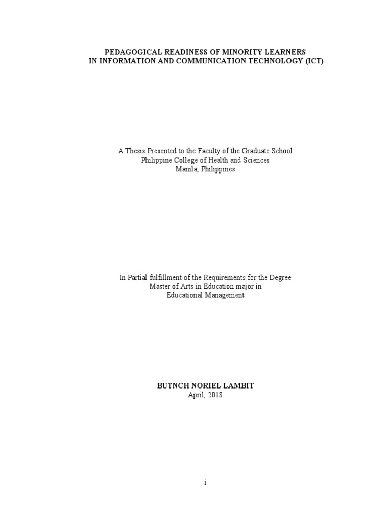 Acknowledgment To Abstract | PDF | Information And Communications ...