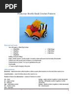 Blue Monster Suk Crochet Pattern | PDF | Crochet | Yarn