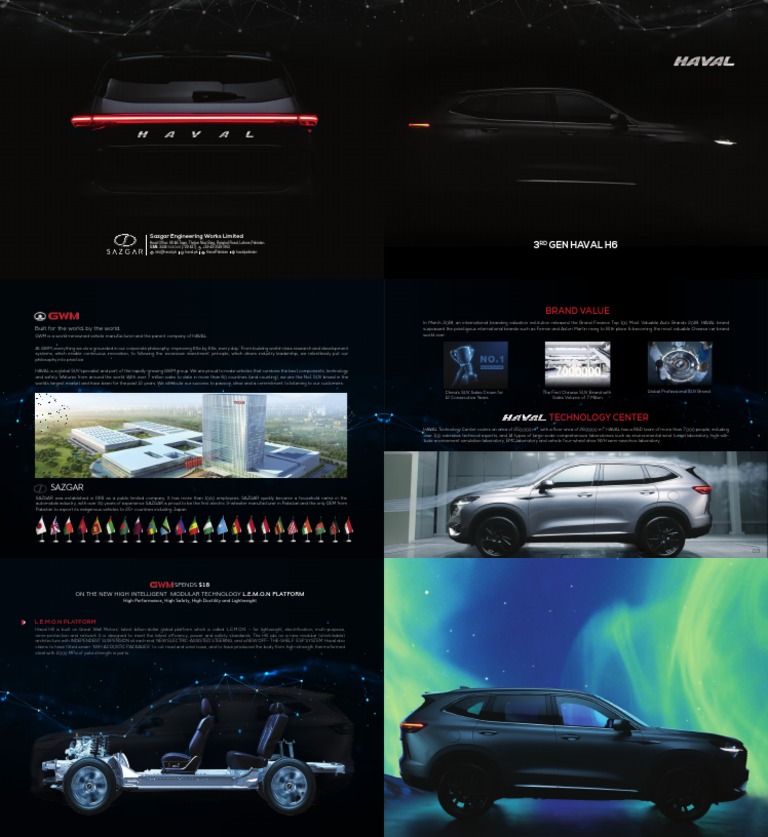 Haval Brochure H6 HEV | PDF | Four Wheel Drive | Vehicle Industry