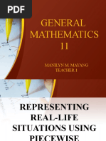 Representing Real-Life Situations Using Functions | PDF | Function (Mathematics) | Mathematics