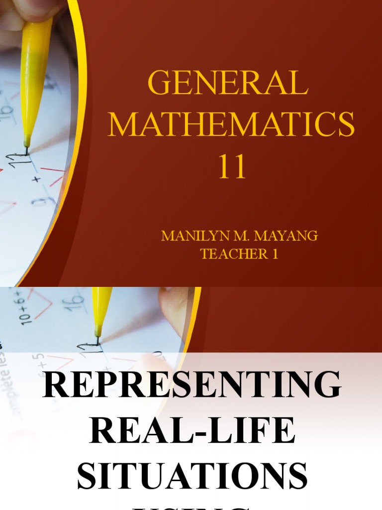 Functions in Real-Life | PDF | Function (Mathematics) | Mathematical ...
