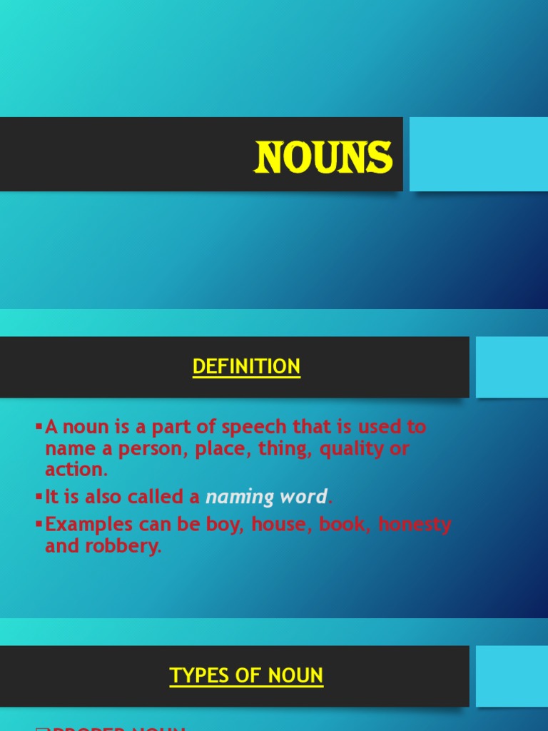 Nouns | PDF | Noun | Grammatical Number