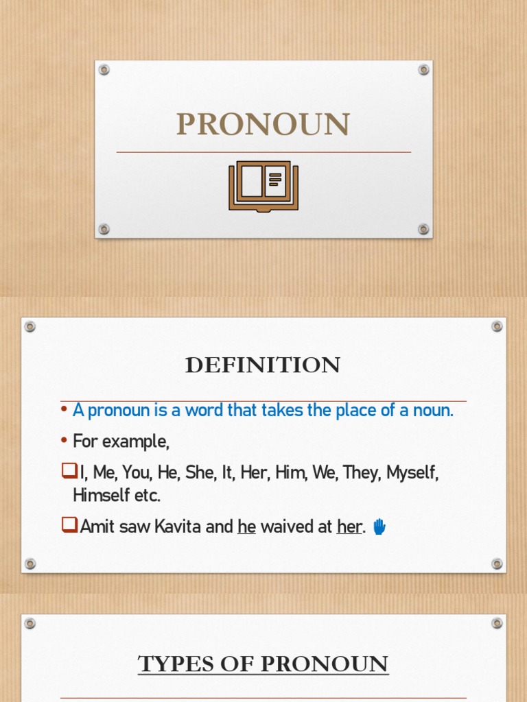 Pronouns Explained: A Guide to the 8 Main Types of Pronouns | PDF ...