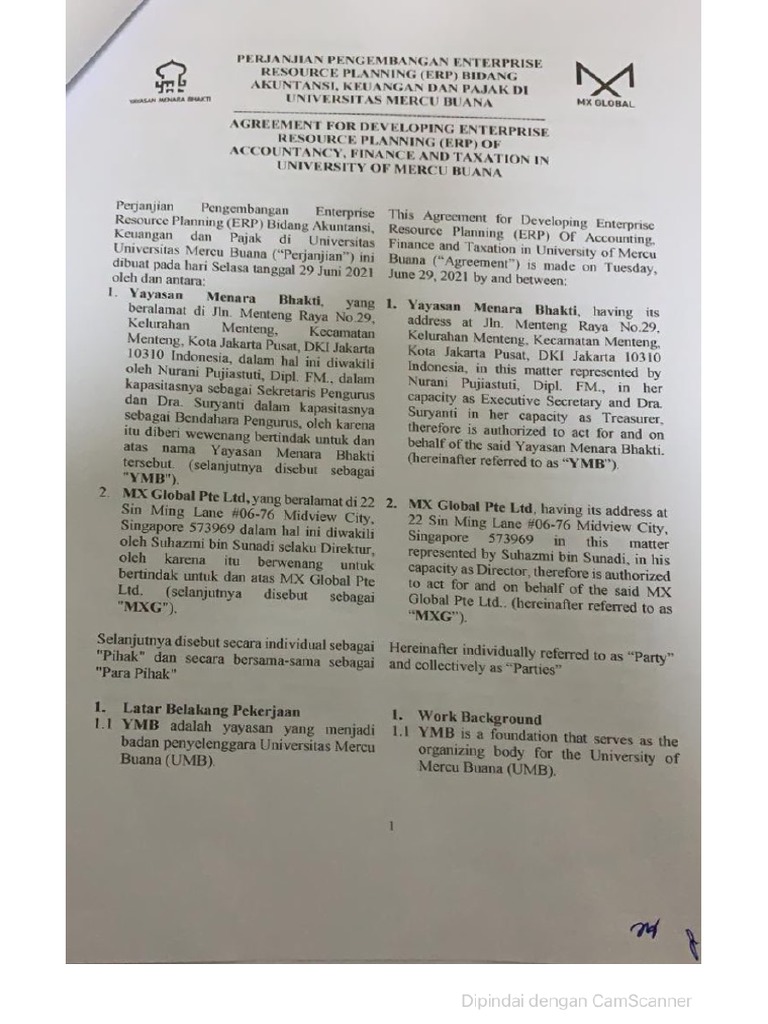 Pengajuan SPK 3 MX Global | PDF