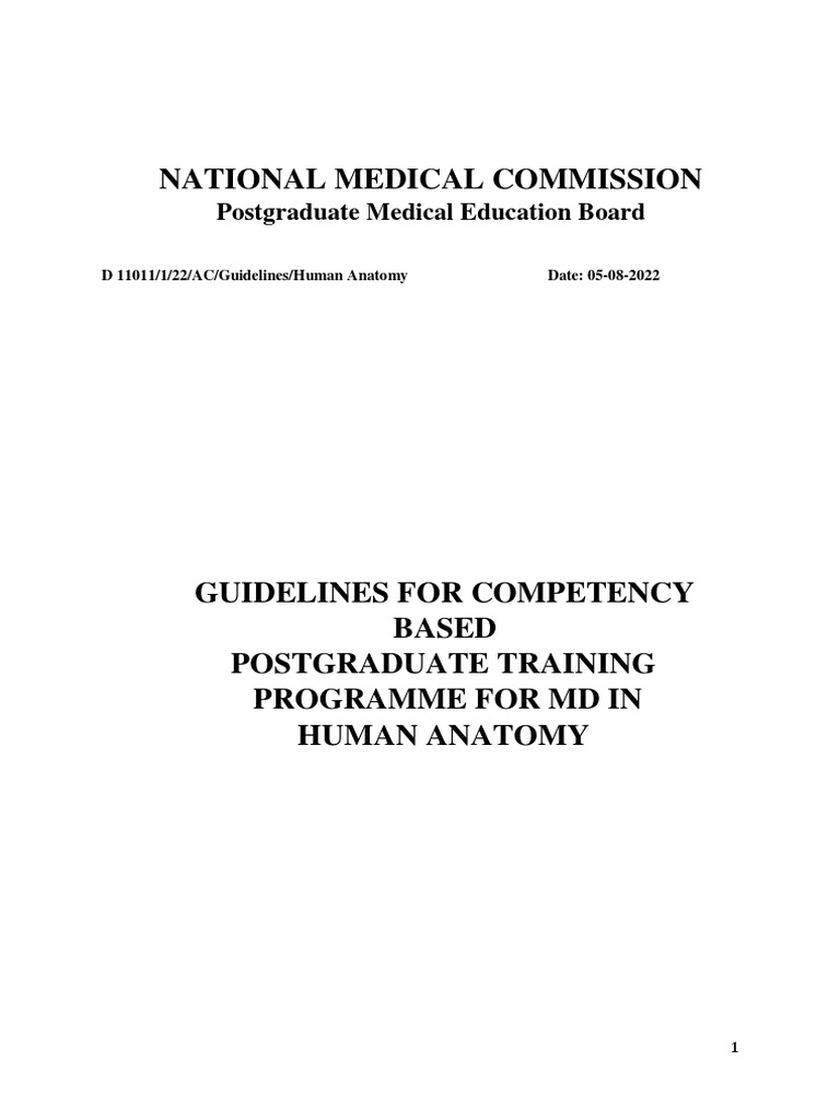 MD Human Anatomy (Revised) | PDF