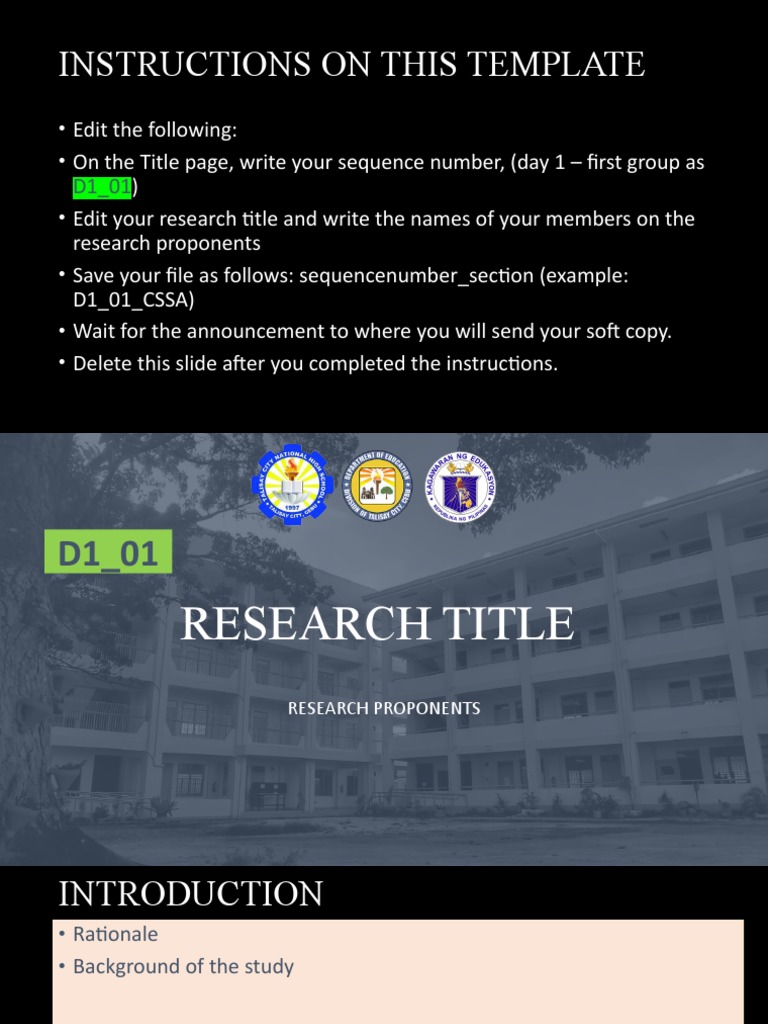 Oral Defense Template | PDF