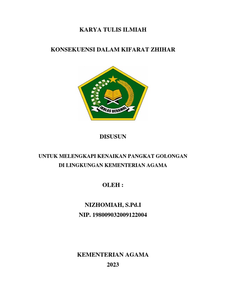 Kifarat Zihar | PDF