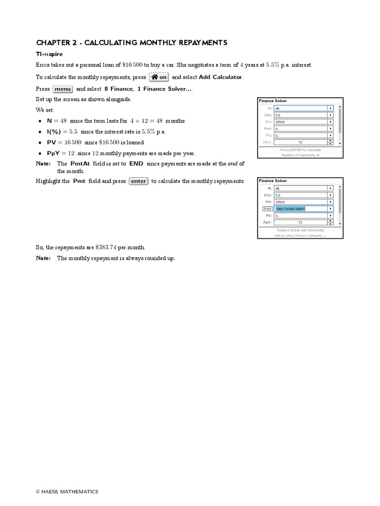 TI NSpire AI SL Book 2 | PDF