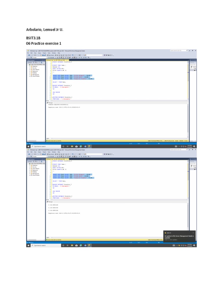 06 Practice Exercise 1 | PDF