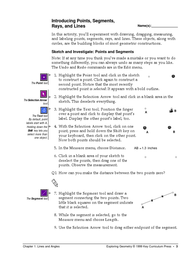 GSP Activity | PDF | Angle | Line (Geometry)