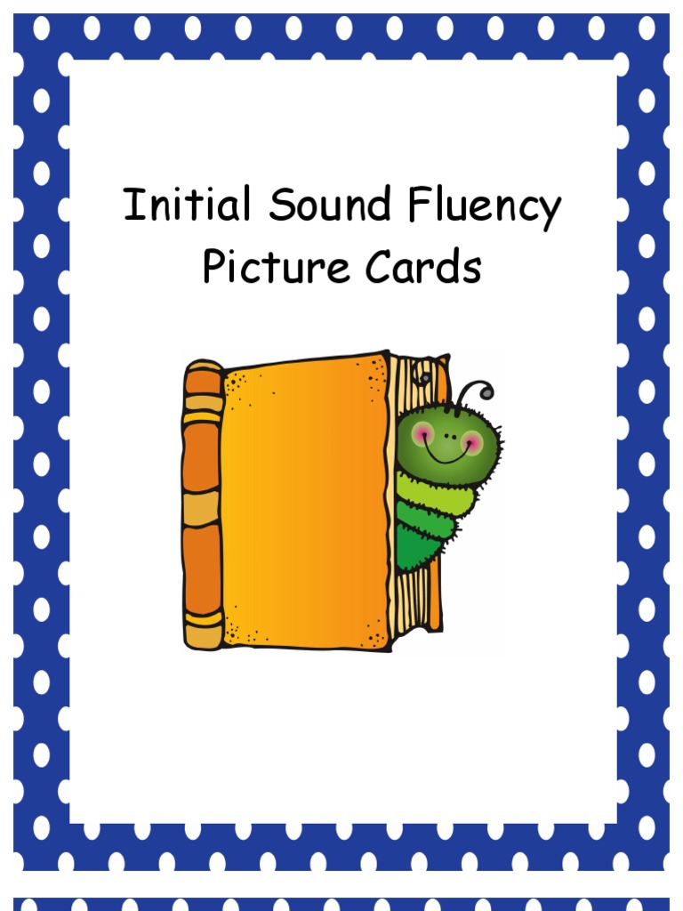 Initial Sound Fluency Cards | PDF