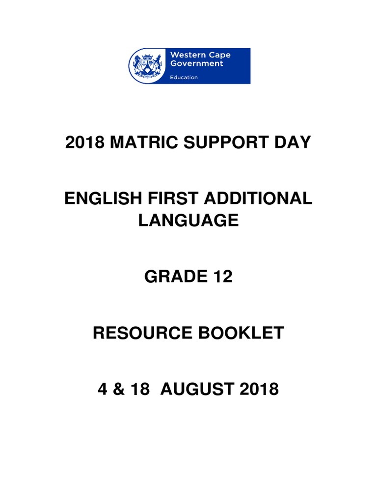 Short Stories Resource Booklet 2018 | PDF