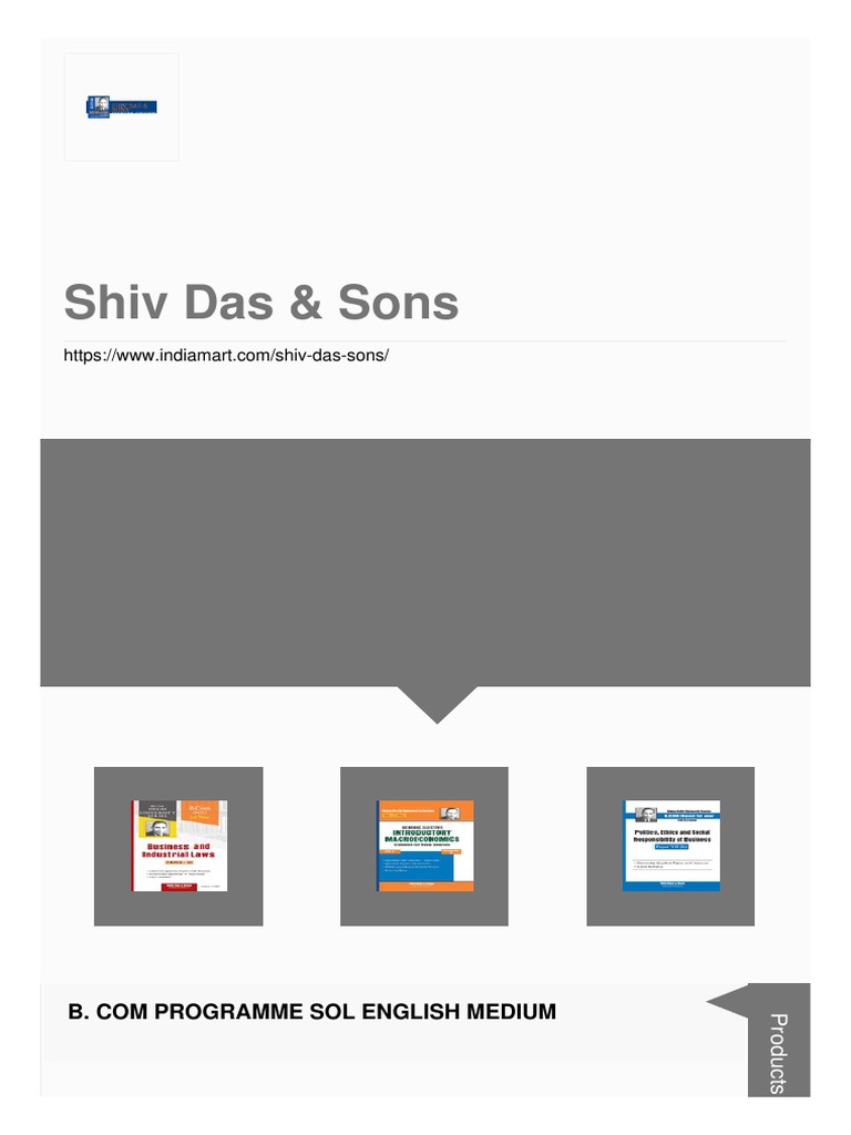 Shiv Das Sons | PDF