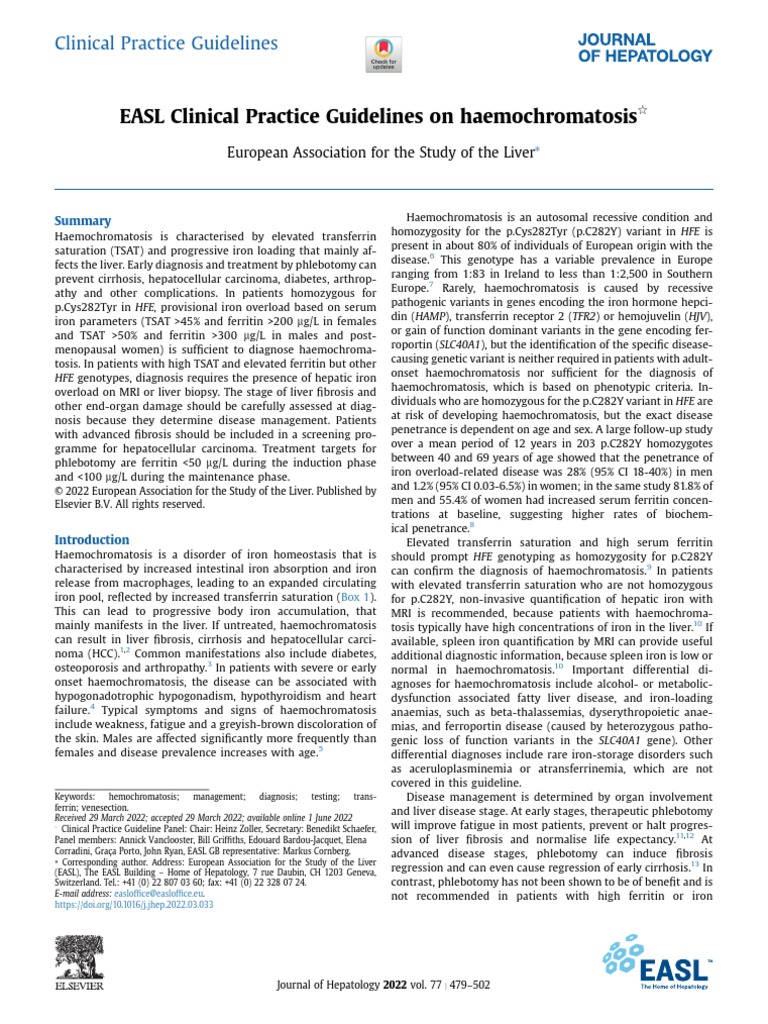Easl Guidelines Pdf | Management of Decompensated Cirrhosis EASL ...
