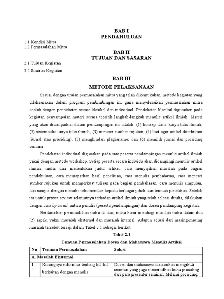 Laporan Akhir PKM | PDF