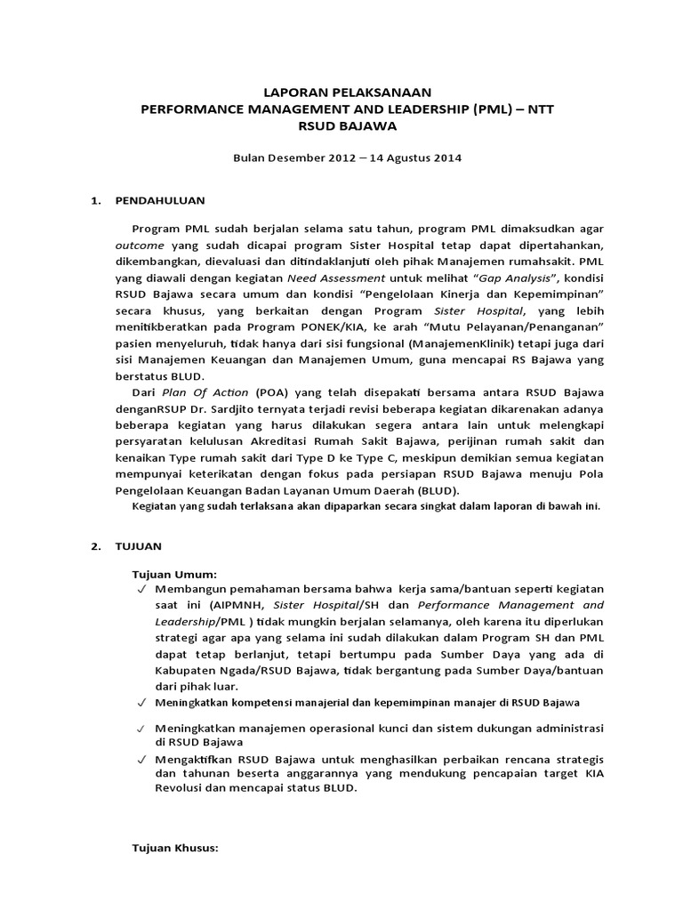 Laporan PML II | PDF