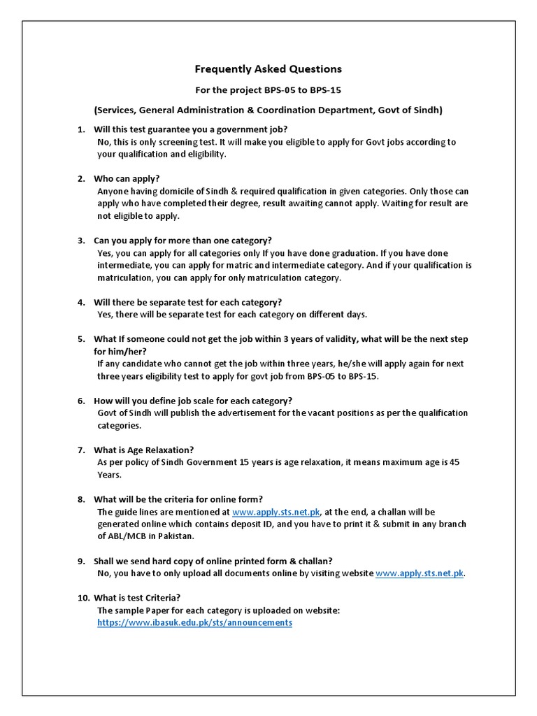 Frequently Asked Questions | PDF