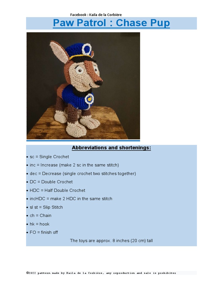 Patron Chase Pup ENG | PDF