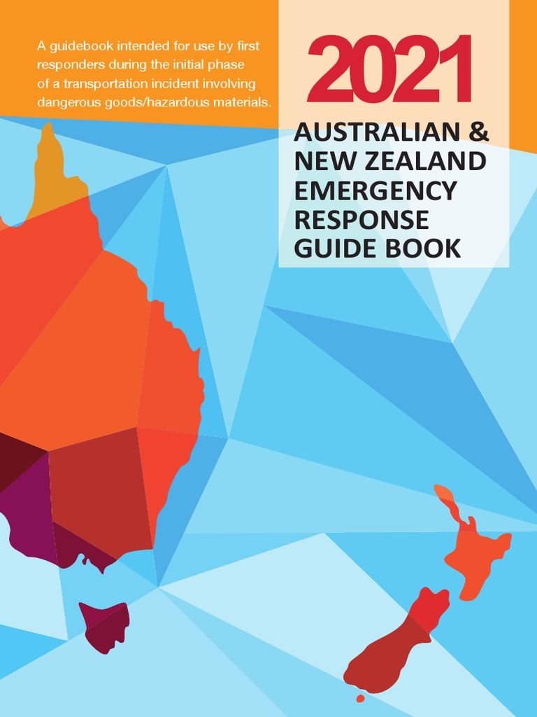 Australian and New Zealand Emergency Response Guide - ANZ-ERG2021 ...