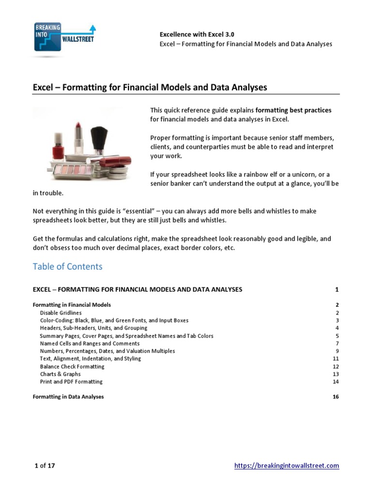 Excel Formatting Best Practices | PDF | Microsoft Excel | Spreadsheet Excel Formatting Best Practices | PDF | Microsoft Excel | Spreadsheet