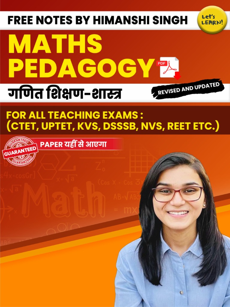 Maths Pedagogy Free Notes by Himanshi Singh | PDF | Mathematics | Geometry Maths Pedagogy Free Notes by Himanshi Singh | PDF | Mathematics | Geometry