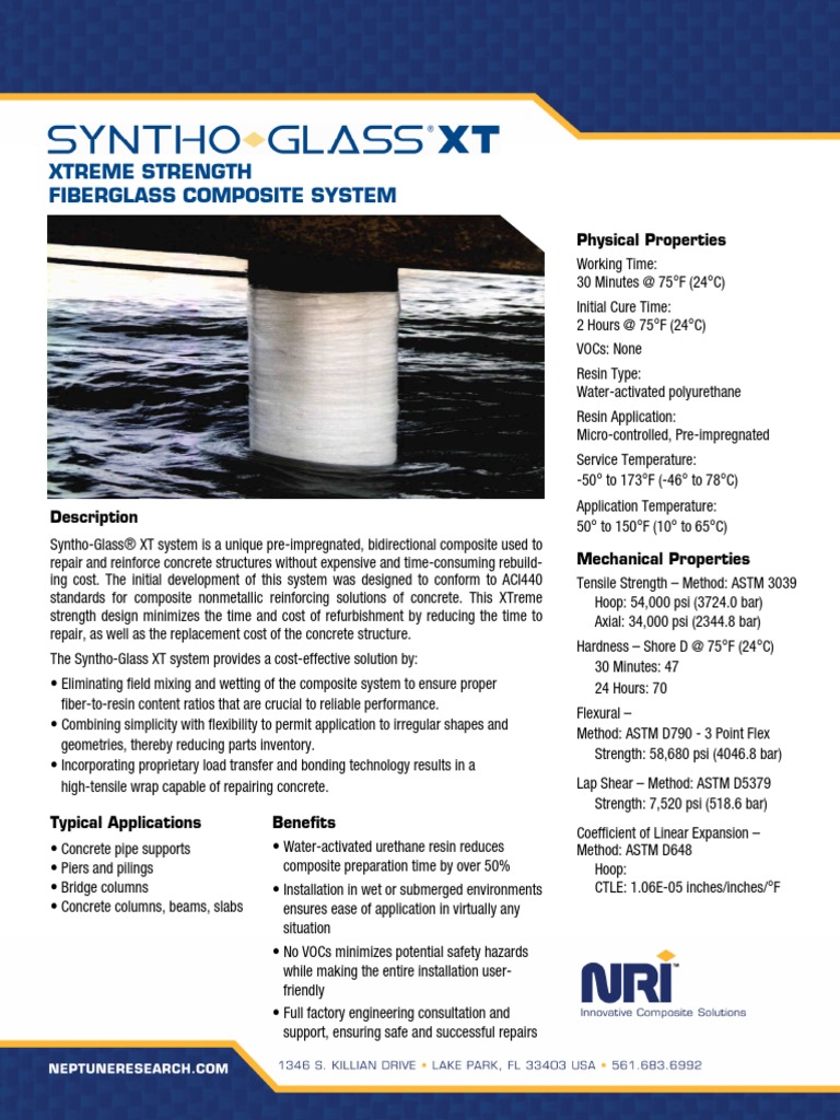 SGXT Civil Datasheet (CB - 09.01.10) | PDF | Composite Material | Epoxy