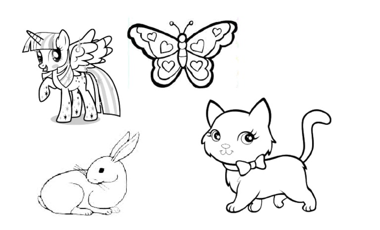 Kupu Kupu, Kelinci, Kuda Poni Dan Kucing | PDF