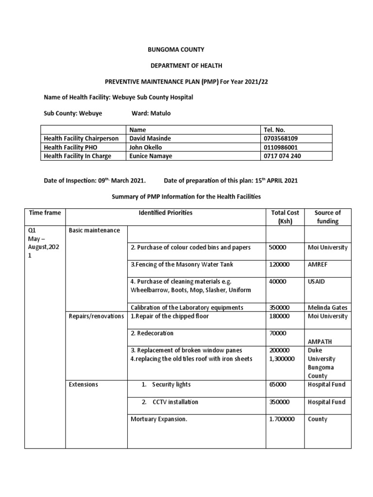 Sample PMP - Doc Edited | PDF