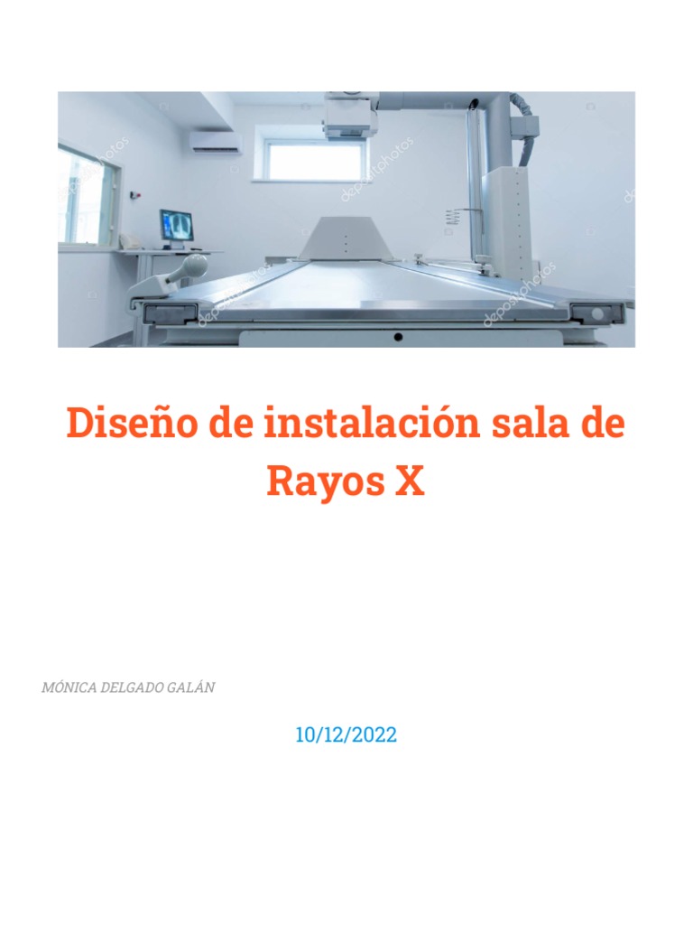 Diseño Instalación Sala de Rayos X | PDF | Radiación | Radiación ionizante