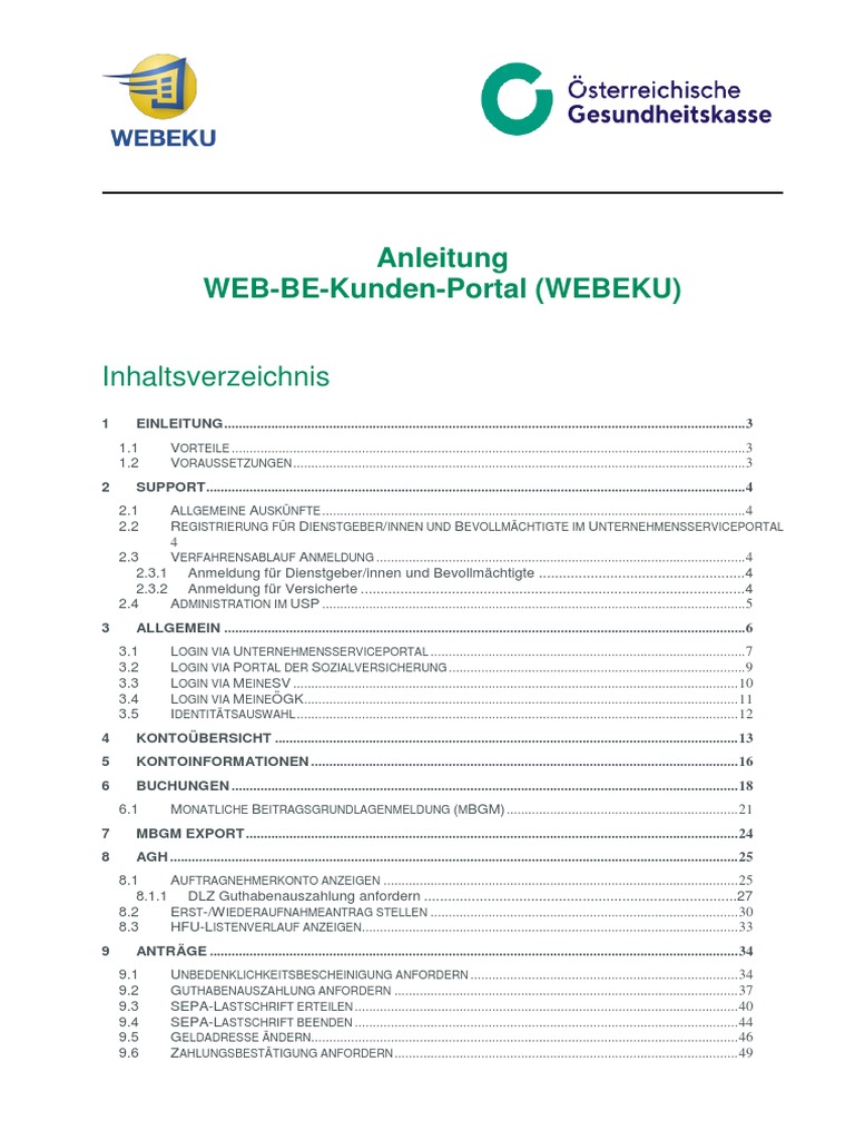 WEBEKU Anleitung Stand 26042022 | PDF