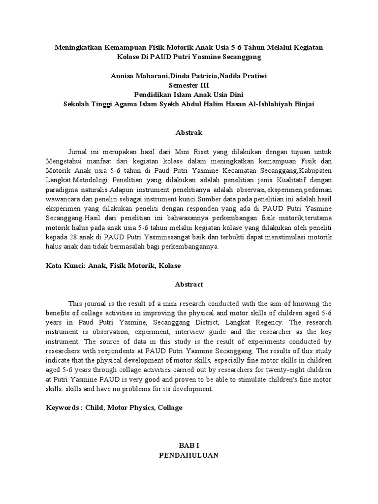 Miniriset Pak Hadi Kel | PDF