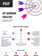 AP Seminar End-of-Course Exam: Sample Student Responses and Scoring ...