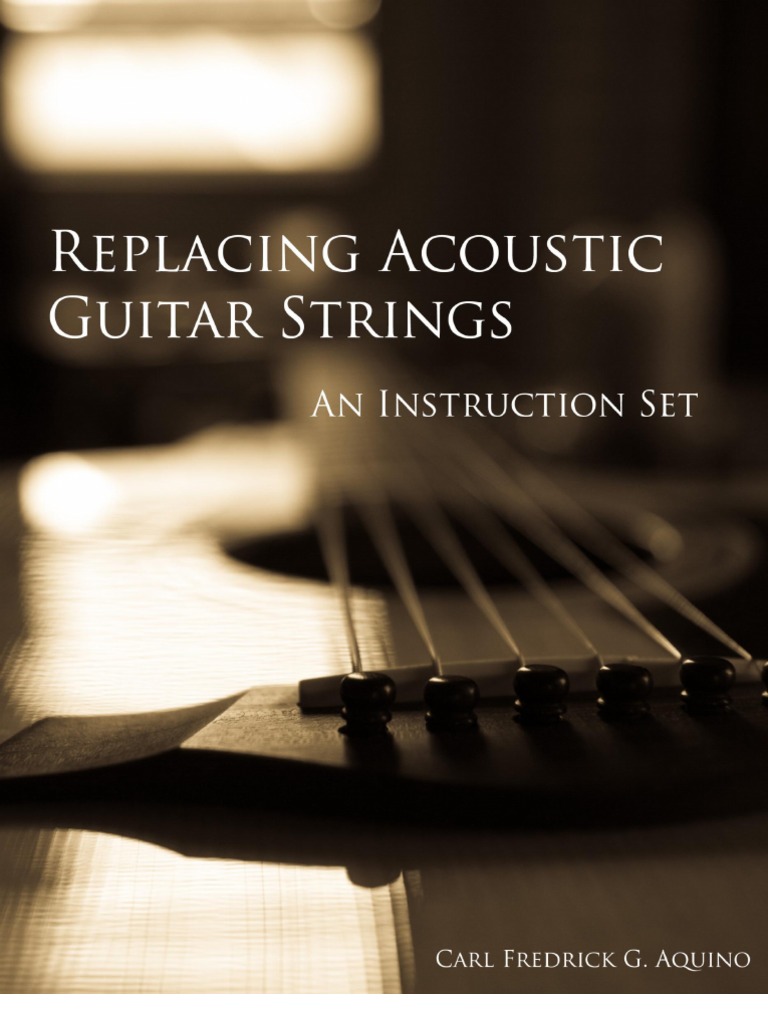 Instruction Set | PDF | Guitars | String Instruments