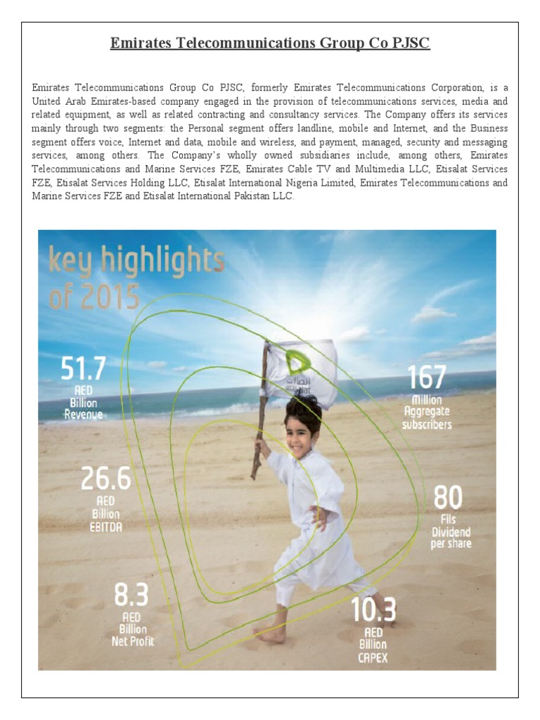 Emirates Telecommunications | PDF | Business | Communication