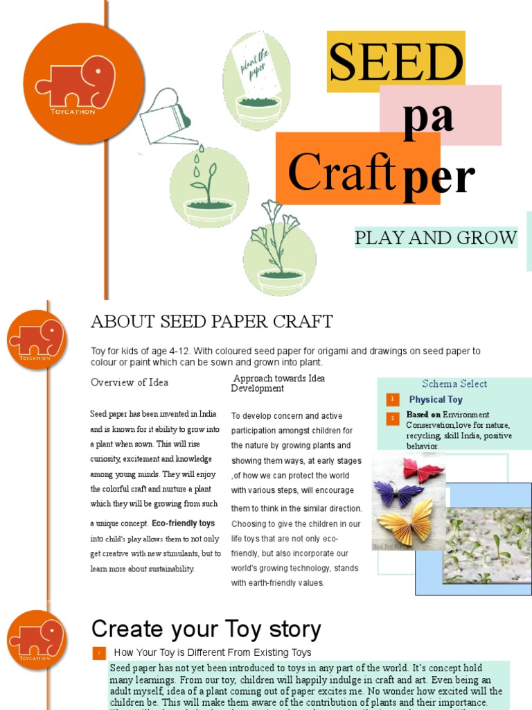 Toycathlon - Seed Paper Craft | PDF | Toys | Psychology